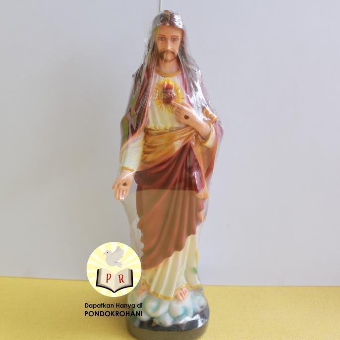 Jual PATUNG YESUS HATI KUDUS PADI Tinggi 30 cm PATUNG ROHANI KATOLIK | Shopee Indonesia
