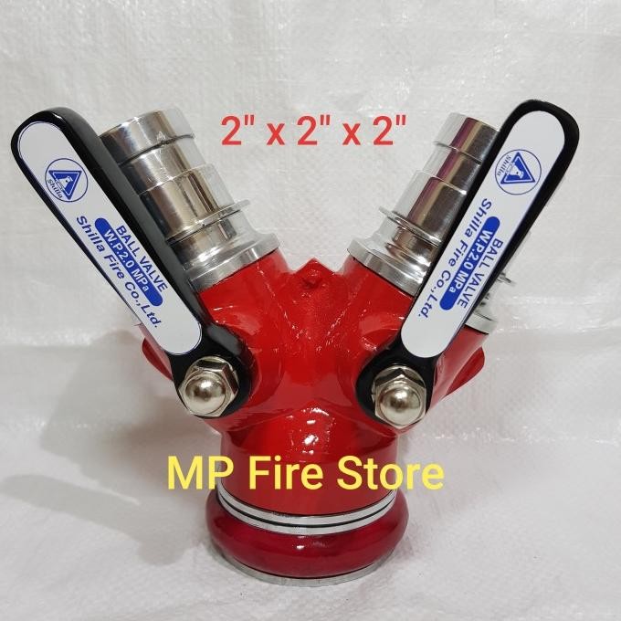 Jual Y Connection Hydrant 2 Handle Cabang 3 Way Pemadam 2 X 2 X 2 Inch ...