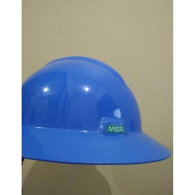 Jual Helm Proyek / Safety Helm / Msa V-Gard Full Brim + Fastrac Msa ...