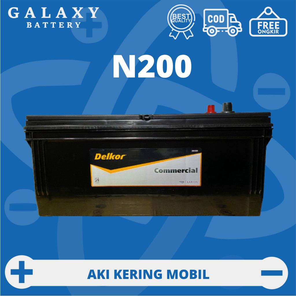 Jual Aki Mobil Mitsubishi Bus Aki kering MF Delkor Commercial N150 ...