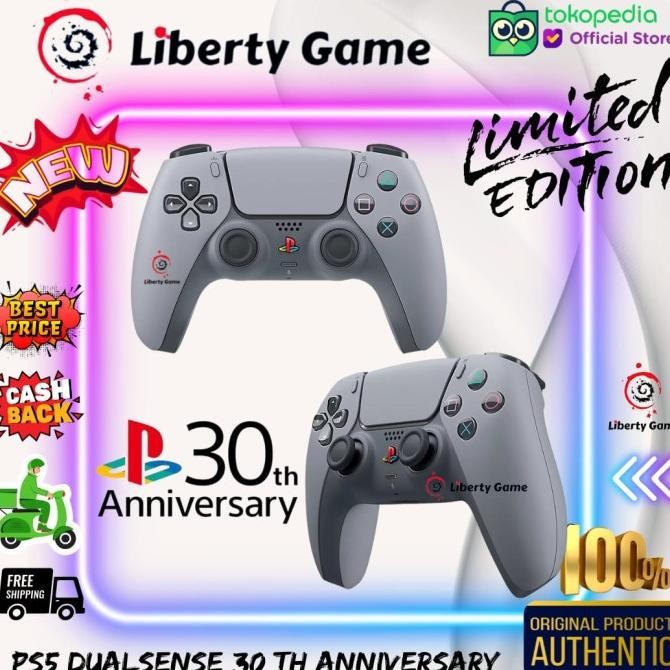Jual Diskon! PS5 Dualsense Dual Sense Stik Controller Wireless 30th ...