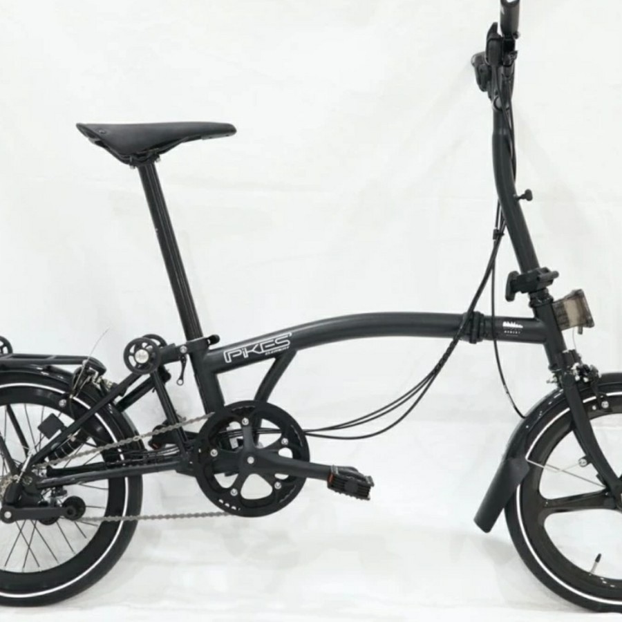 Jual Element Sepeda Lipat Edisi Pikes Gen 2 9 Speed Vermont Sand Black ...