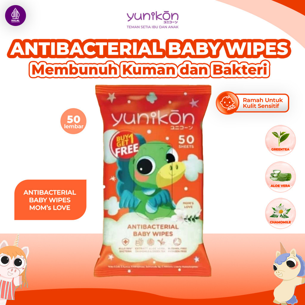 Jual Yunikon Paket Promo - Tisu Basah Antibacterial Peach 50s (6Pcs ...