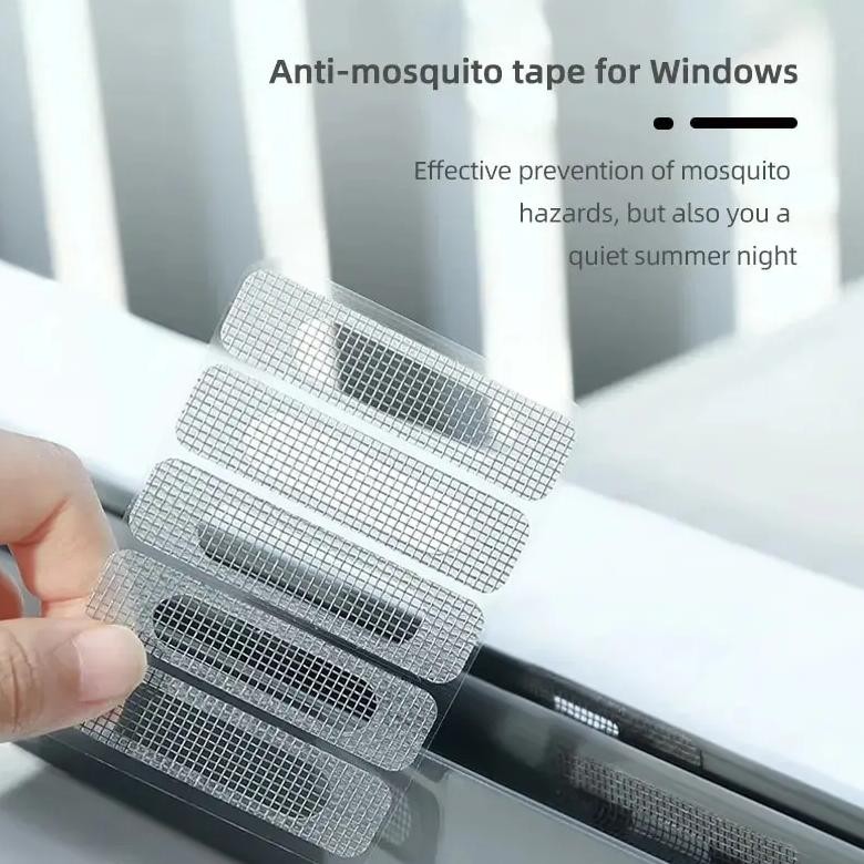 Jual PRE ORDER 5pcs/sheet Window Screen Patch Exhaust Grille Window ...