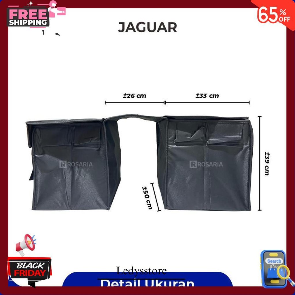 Jual Bojok Tanggung Jaguar Tas Motor Kurir Obrok Ronjot Srandul Anti ...