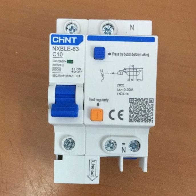 Jual Rcbo Chint 10A Elcb Chint Nxble-32 10 Ampere 30Ma New Stok | Shopee Indonesia