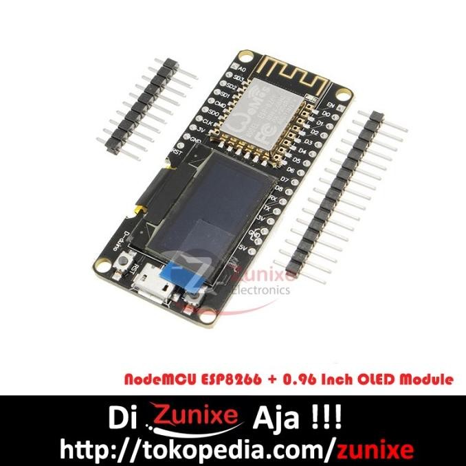 Jual Wemos Nodemcu Wifi And Nodemcu Esp8266 + 0.96 Inch Oled Module New ...