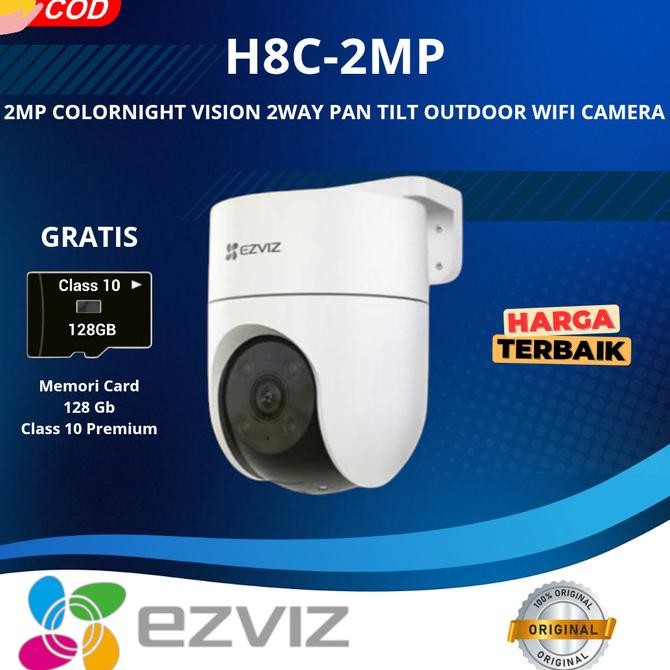 Jual Ezviz H8c 2MP Smart Home IP Camera CCTV Outdoor | Shopee Indonesia