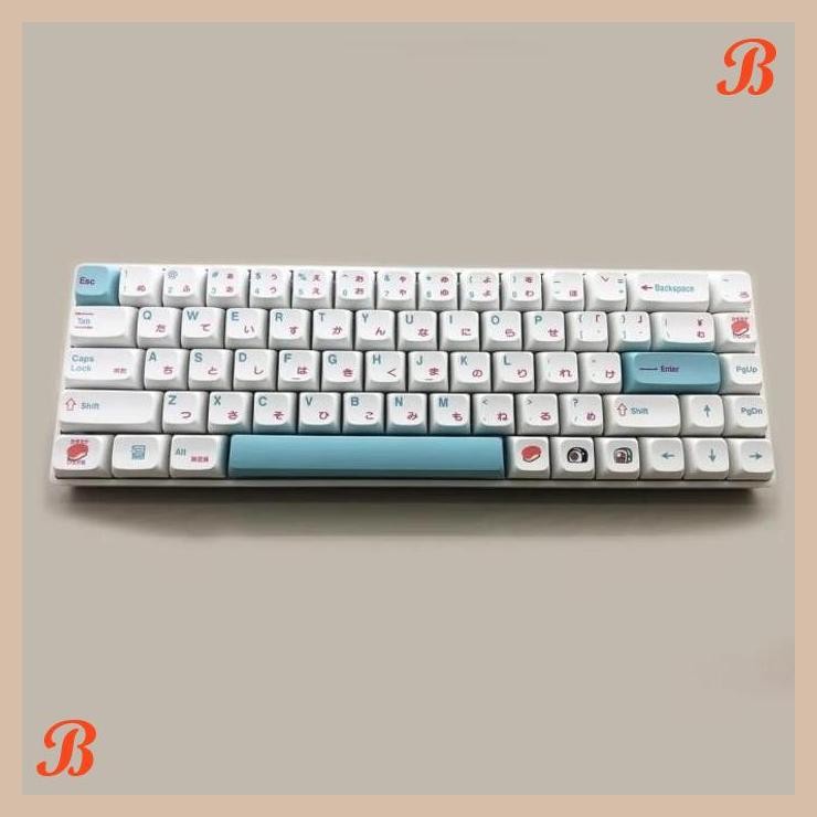 Jual [SRP] 129 set Keycaps PBT Japanese Root Tulisan Jepang Cherry ...