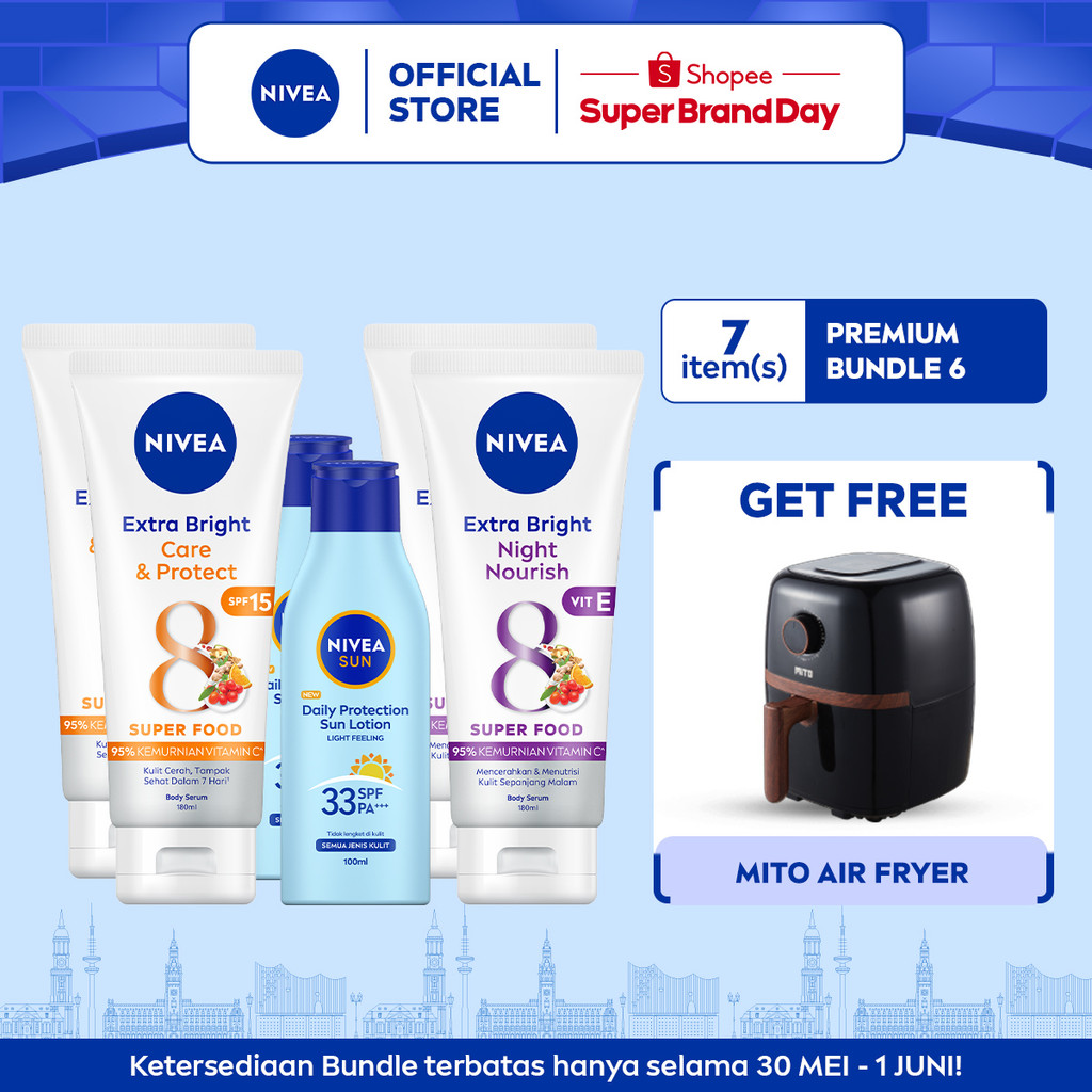 Jual NIVEA Super Brand Day Exclusive Bundles - Day & Night Set | Shopee ...