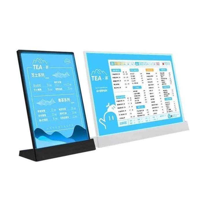 Jual Stand Menu Led Lampu Menu Board Akrilik Display Led Menu Display ...