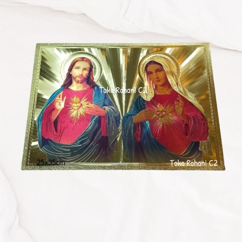 Jual Df-7 Poster Yesus Roh Kudus Hologram Kecil 25X35Cm - Poster ...
