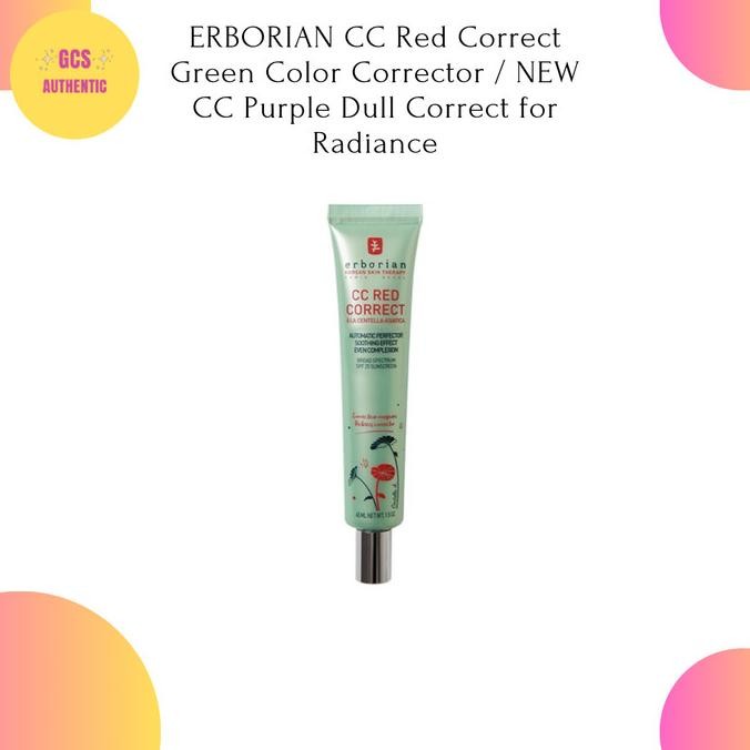 Jual ERBORIAN CC Red Correct Green Color Corrector / NEW CC Purple Dull ...