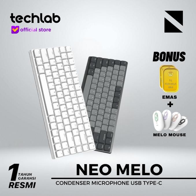 Jual Noir Neo Melo Keyboard Mechanical Low Profile Wireless Connection ...