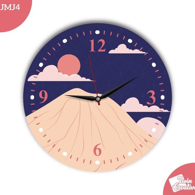 Jual Murah JAM DINDING RUMAH MINIMALIS MODERN KAYU MDF MINIMALIS ...