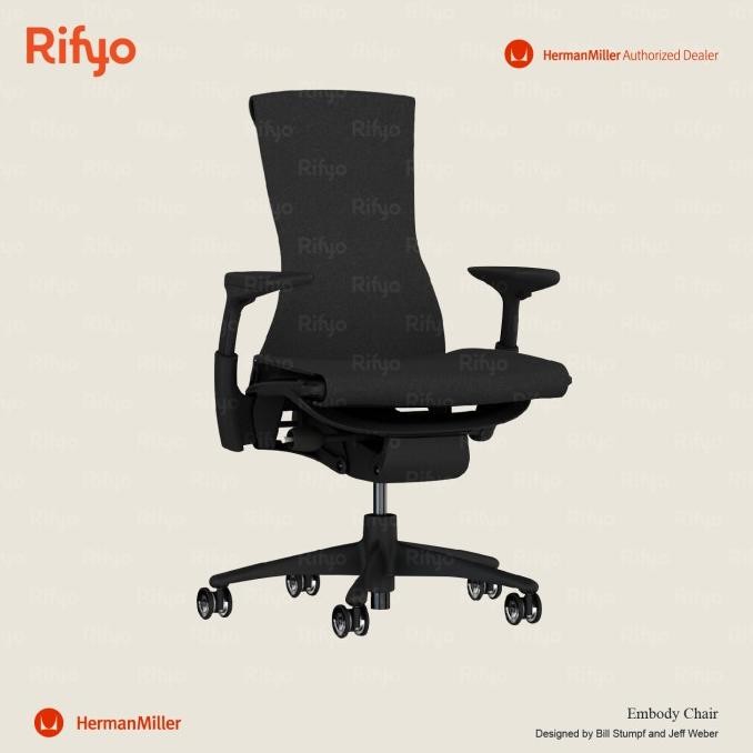Jual Herman Miller Embody Chair Graphite Black Sync | Shopee Indonesia