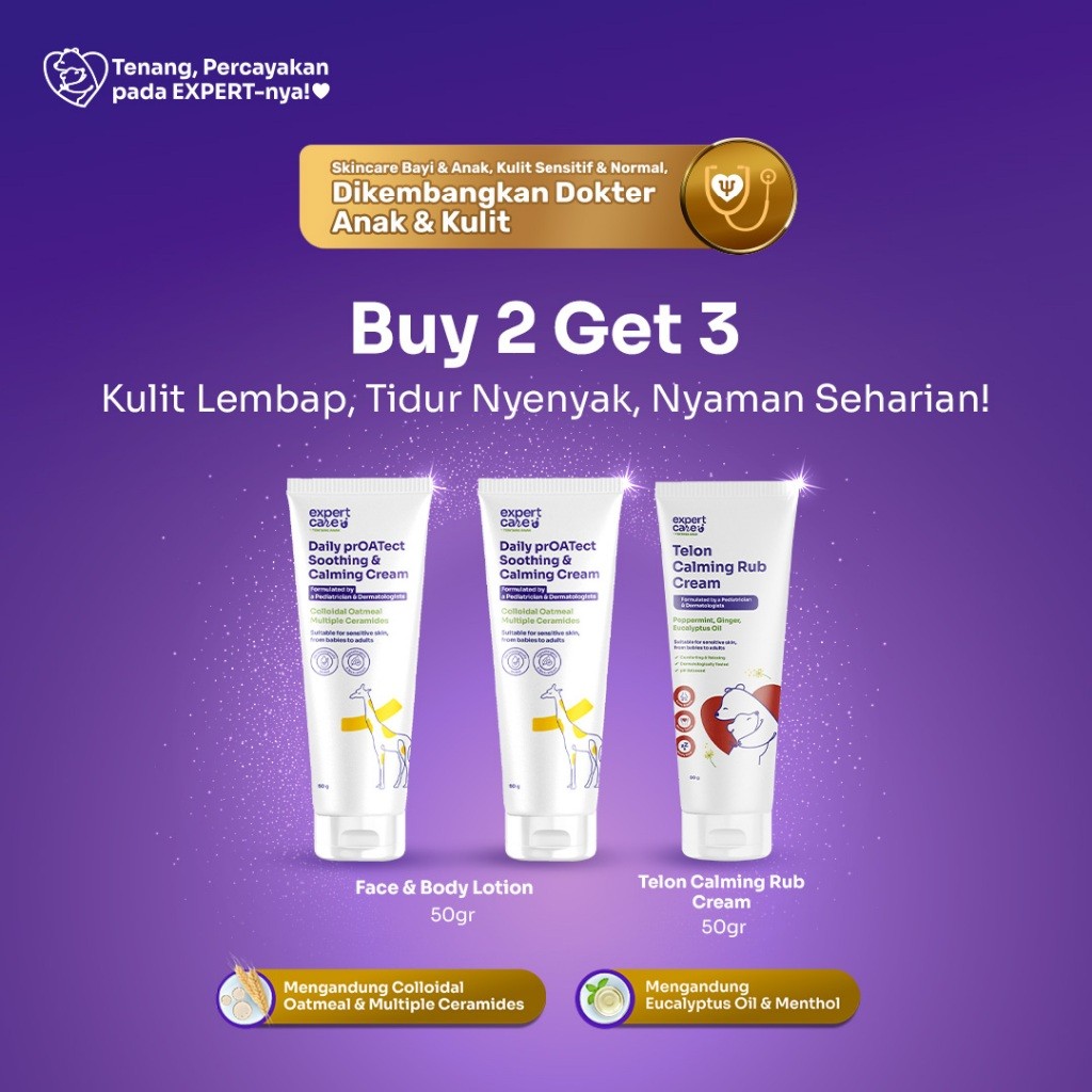 Jual [BUY 2 GET 3] Paket Skincare Anak & Bayi - Expert Care Tidur ...