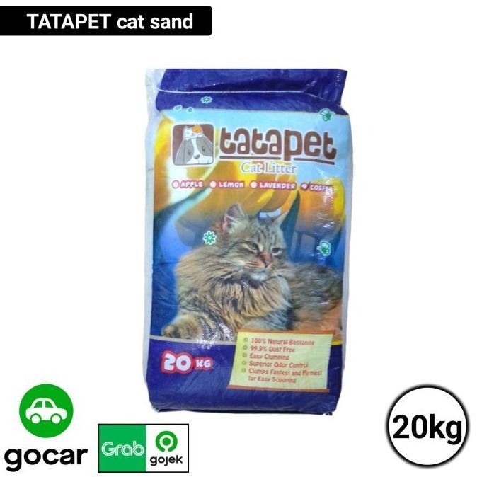 Jual BEBAS ONGKIR - Pasir Kucing Gumpal Wangi TATAPET 20KG | Shopee Indonesia