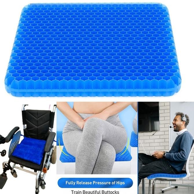 Jual Bantal Duduk Alas Kursi Roda Bantalan Jok Mobil Silicon Gel ...