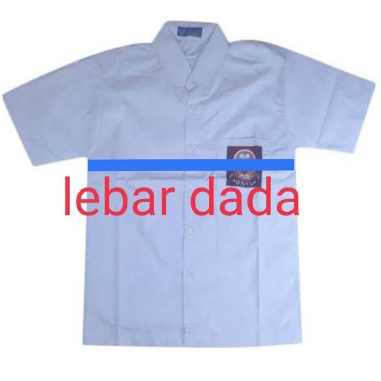 Jual ^&$%^ Baju Seragam Hem SMA Lengan Pendek / Baju Sekolah Putih SMA ...