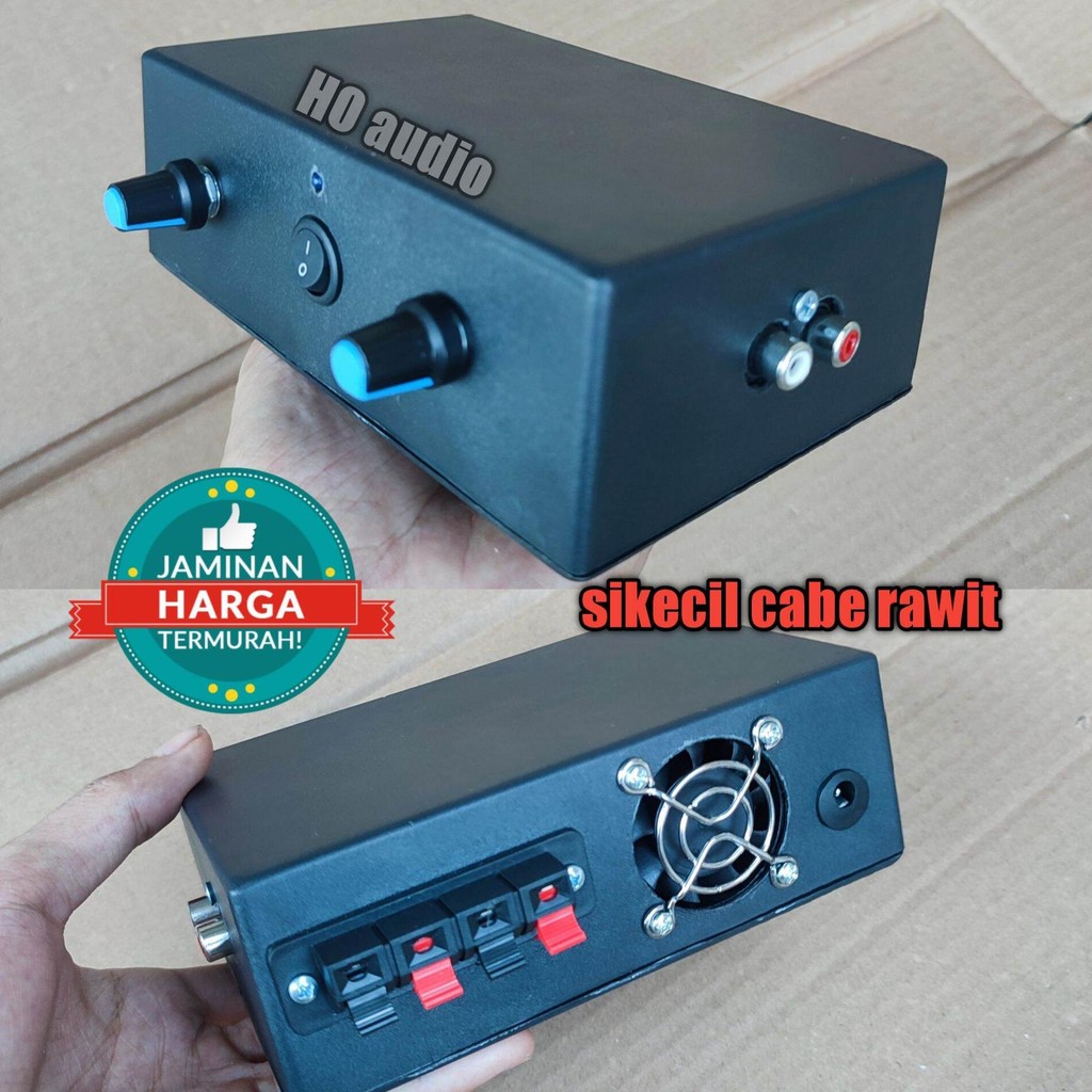 Jual power amplifier tpa3116d2 ampli rakitan mini stereo 2 chanel ...