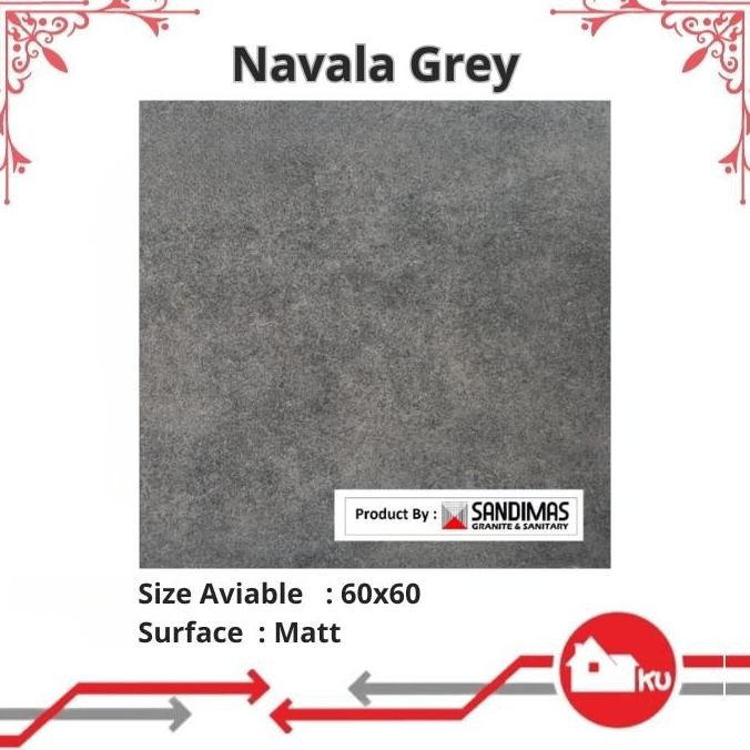 Jual PASADENA GRANITE TILE BY SANDIMAS NAVALA GREY 60x60 1dus isi 4pcs ...