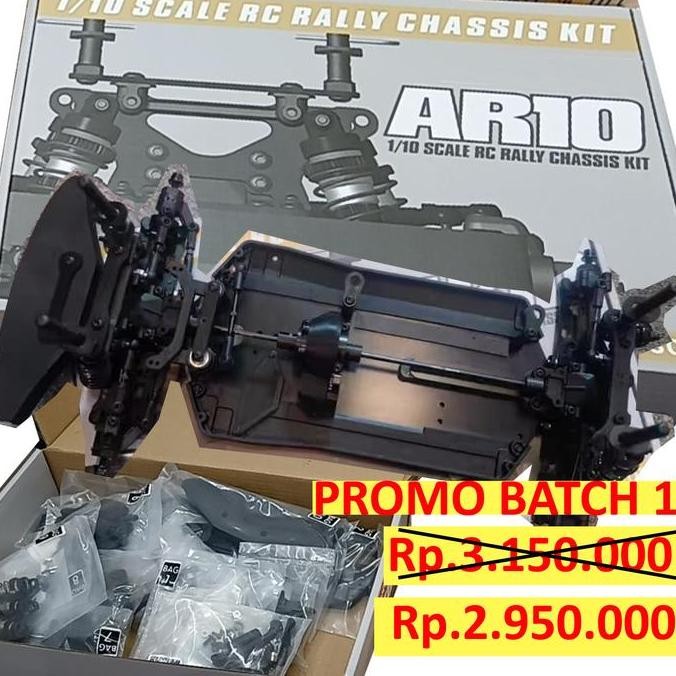 Jual Miliki Ar10 1/10 Scale Rc Rally Chassis Pro Kit Center Diff Vs ...