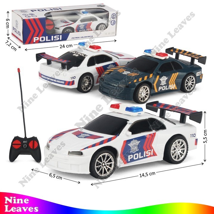 Jual Mainan Anak RC Remote Control Mobil Polisi Sedan 1:32 Lampu Polisi ...
