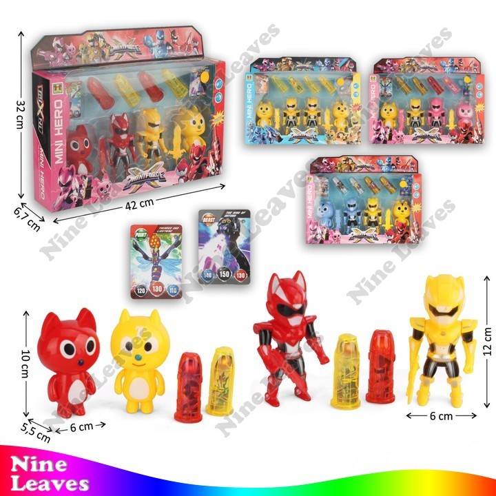 Jual Mainan Robot Karakter Mini Force 2 Pcs + Boneka 2 Pcs Mini Force ...