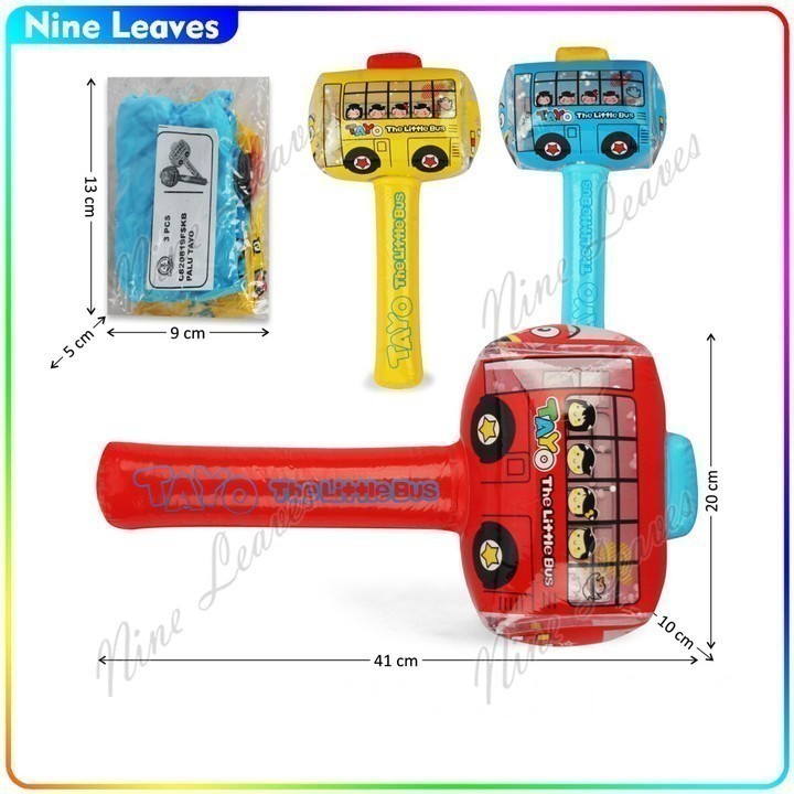 Jual [1 Pcs] Mainan Tiupan Palu Kerincing Karakter Bus Tayo The Little ...