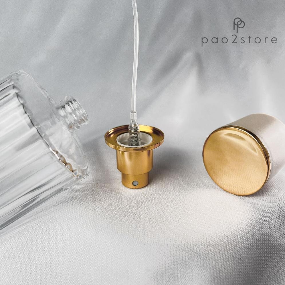 Jual Ready Botol Parfum 100Ml Spray Kaca Tebal Salur / Garis Isi Ulang ...