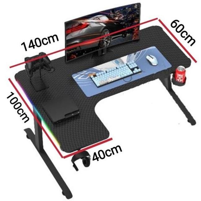 Jual Meja Gaming Meja Komputer Gaming Desk Meja Kerja | Shopee Indonesia