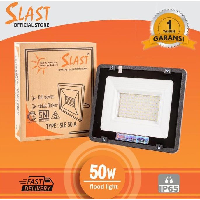 Jual Lampu Sorot LED 50 Watt SLE 50 A SLAST - No Flicker Sinar Putih ...
