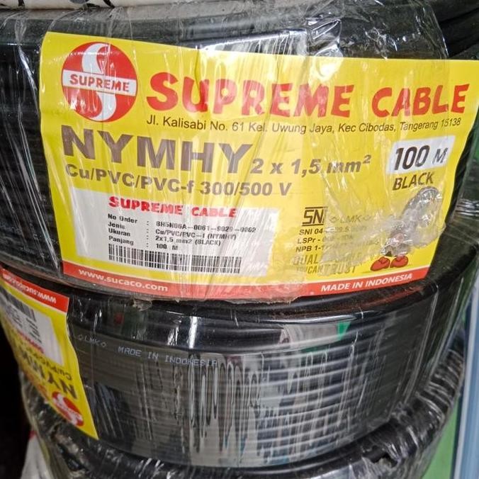 Jual Kabel NYYHY 2x1.5x100 Meter Supreme | Shopee Indonesia