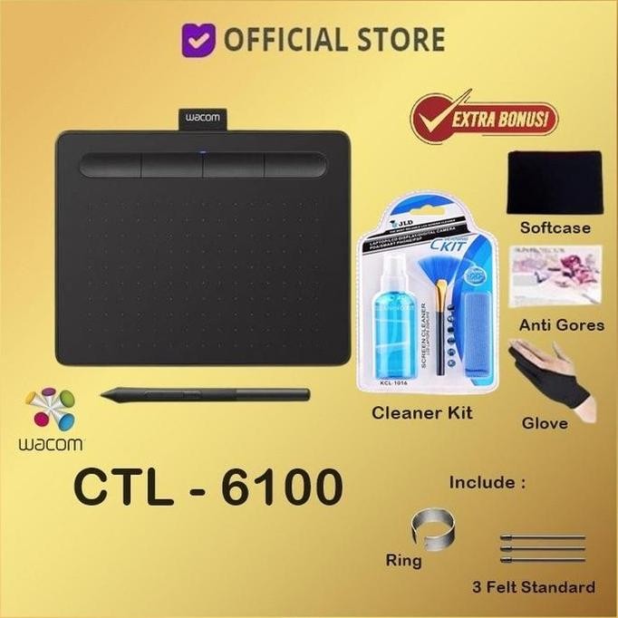 Jual Wacom Intuos Medium Wireless CTL-6100WL Bluetooth CTL 6100 Berkualitas | Shopee Indonesia