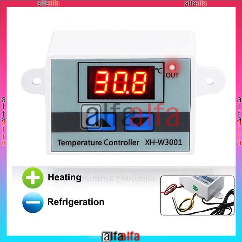 Jual Thermostat Digital Ac 220V Xh W3001 Termostat Alat Pengatur Suhu Panas Dingin Mesin Tetas ...