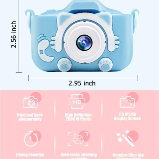 Jual VE29 Viral Kamera Anak X5S Digital Mini Kids Mainan Digital Dual ...
