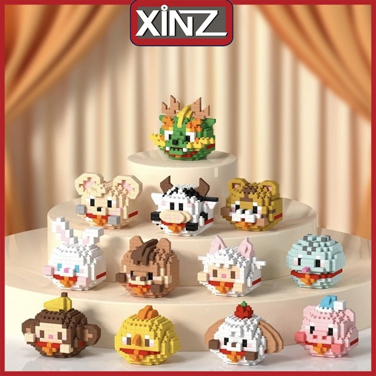 Jual XiNZ Blok Bangunan Zodiak Cina Bricks Mainan Pendidikan Zodiak ...