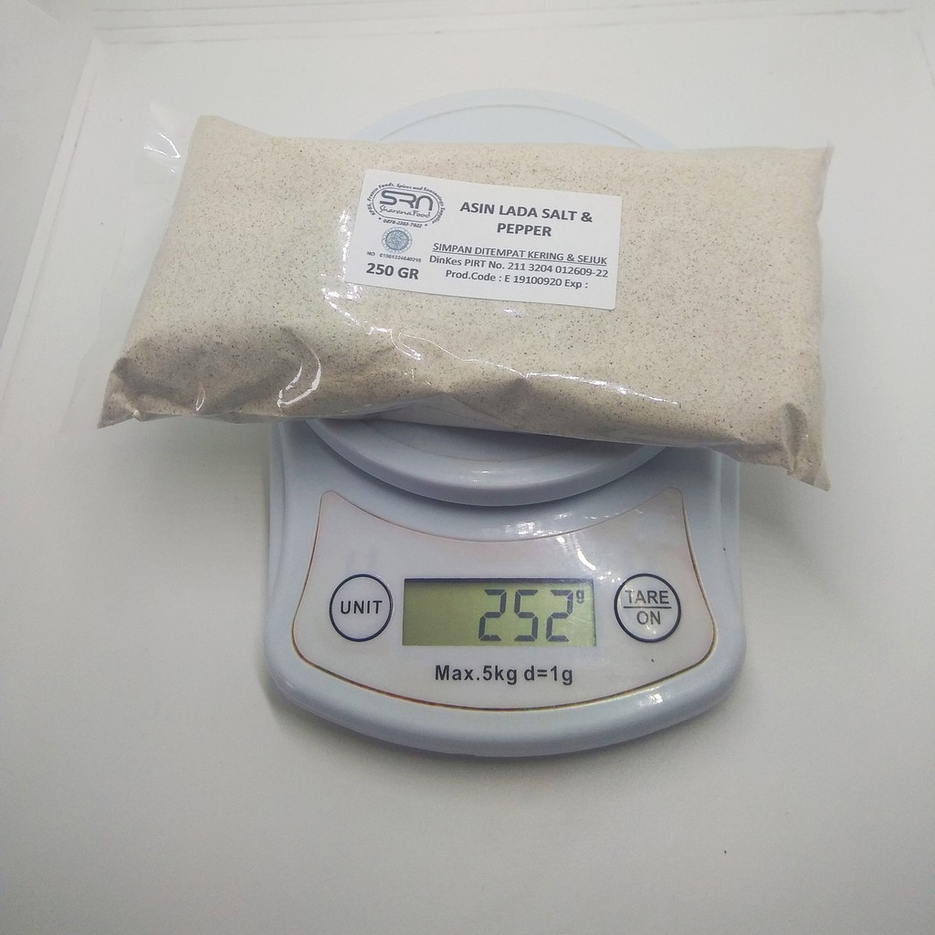 Jual BUMBU TABUR 250 GRAM REPACK RASA ASIN LADA SALT & PEPPER COCOK ...