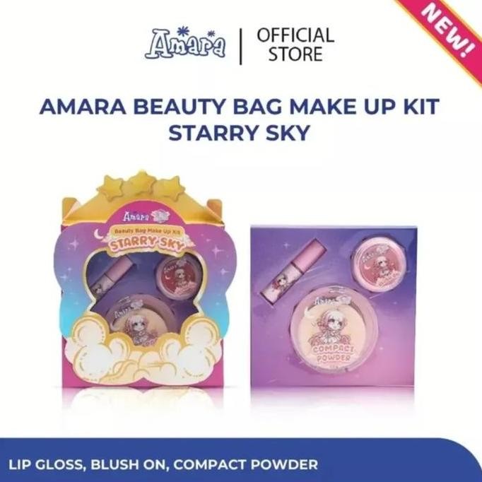 Jual AMARA Hikari Guardians Beauty Bag Make Up Kit Starry Sky Fairy ...