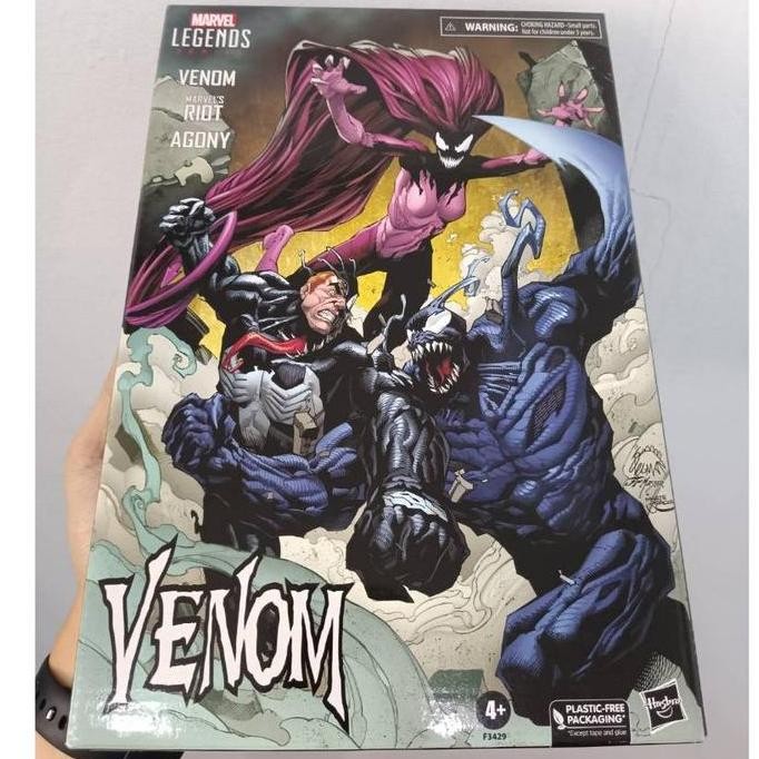 Jual Marvel Legends Venom Agony Riot 3 Pack Amazon Exclusive ready ...