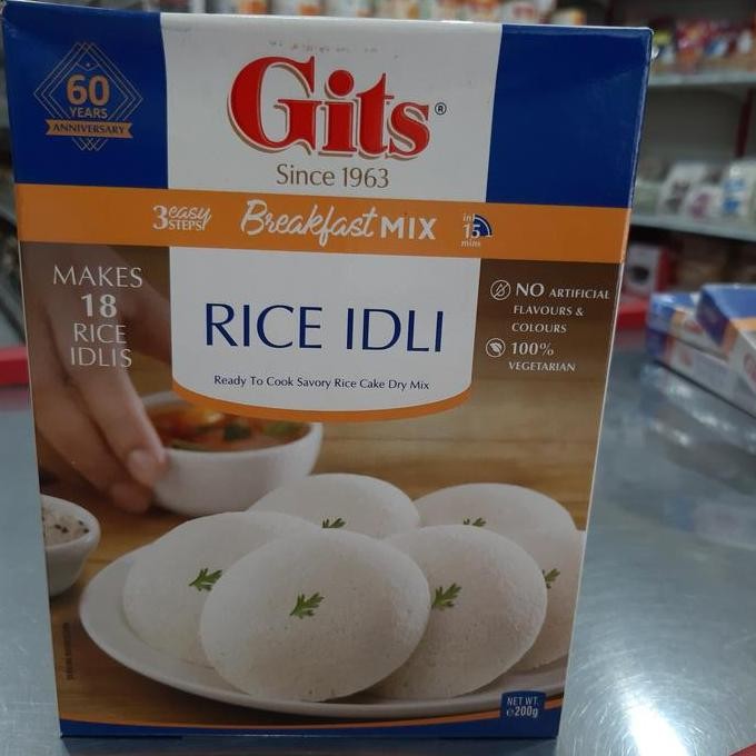 Jual monggo] gits rice idli 200 gm made in india | Shopee Indonesia