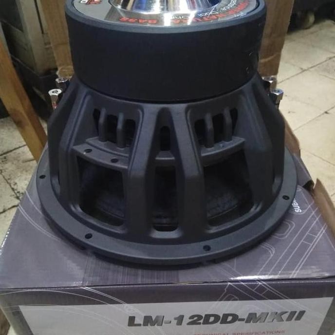 Jual Subwoofer LM 12 DD MK II subwoofer mobil LM 12DD double magnet ...