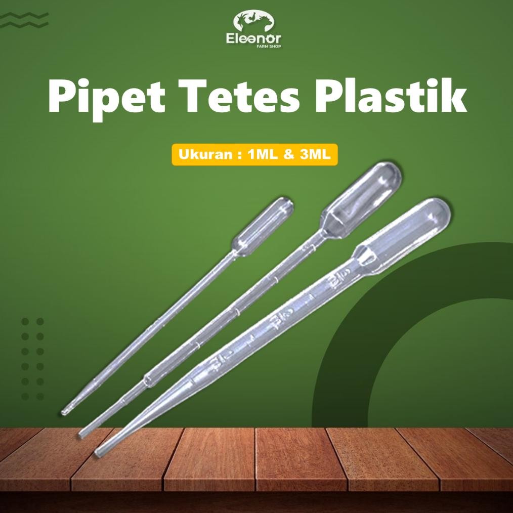 Jual Pipet Tetes Plastik Ukuran 1ml dan 3ml BERKUALITAS | Shopee Indonesia