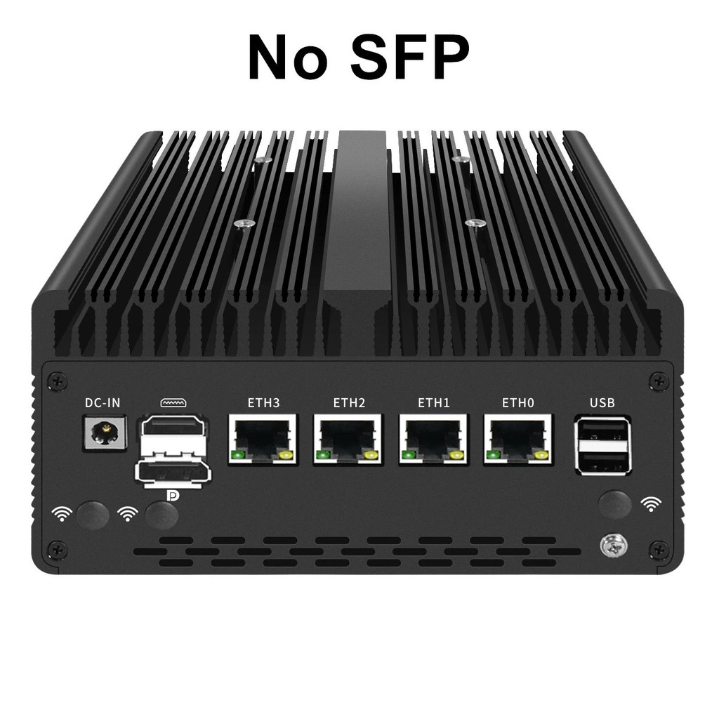 Jual Topton Fanless Mini Pc 4*/2*10G Sfp+ Intel I7 13620H 8505 Firewall ...