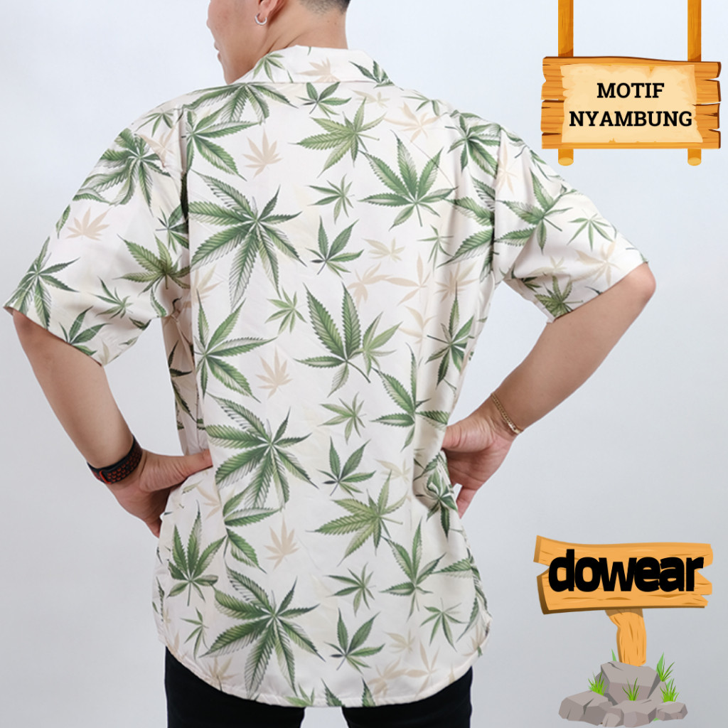 Jual Dowear Baju Kemeja Motif Laki Laki Perempuan Full Print Printing ...