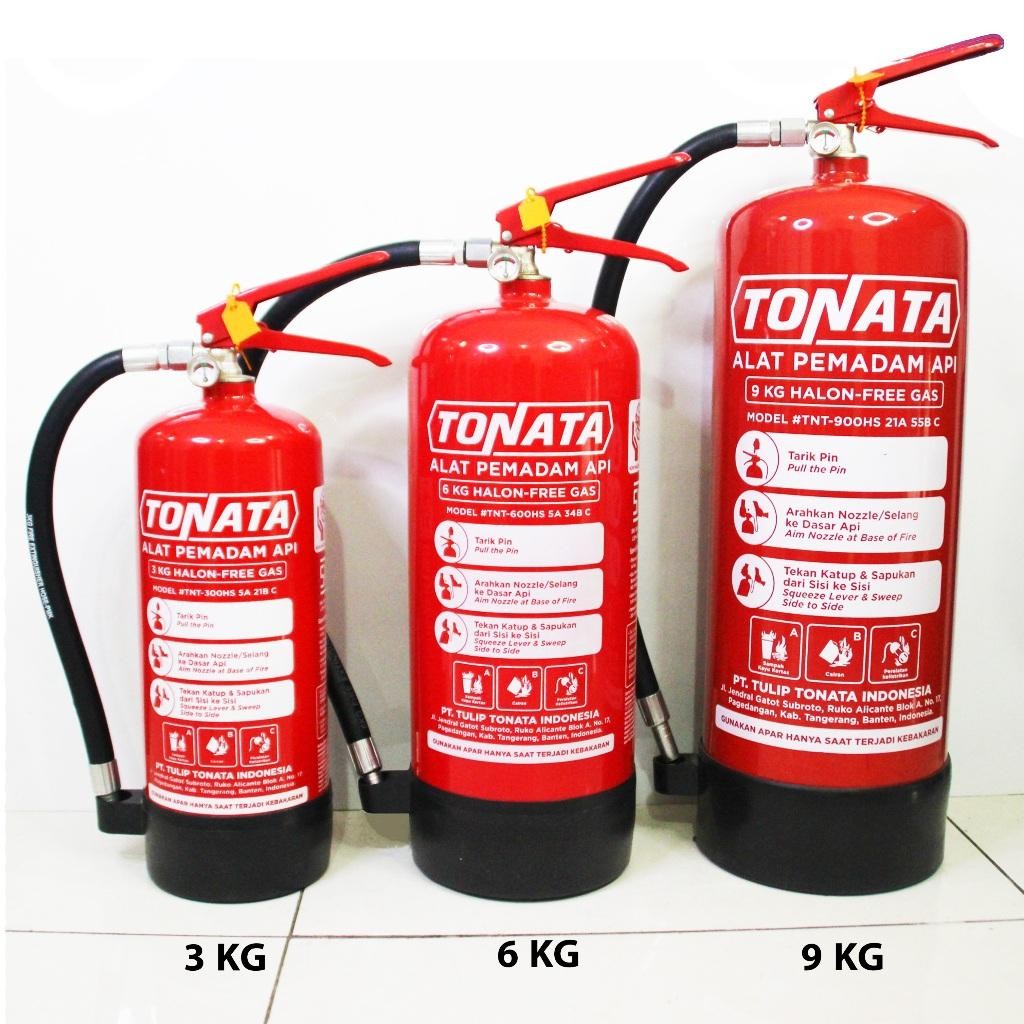 Jual Alat Pemadam Api Tonata Sni / Apar Clean Agent Hcfc/Hfc6Kg ...