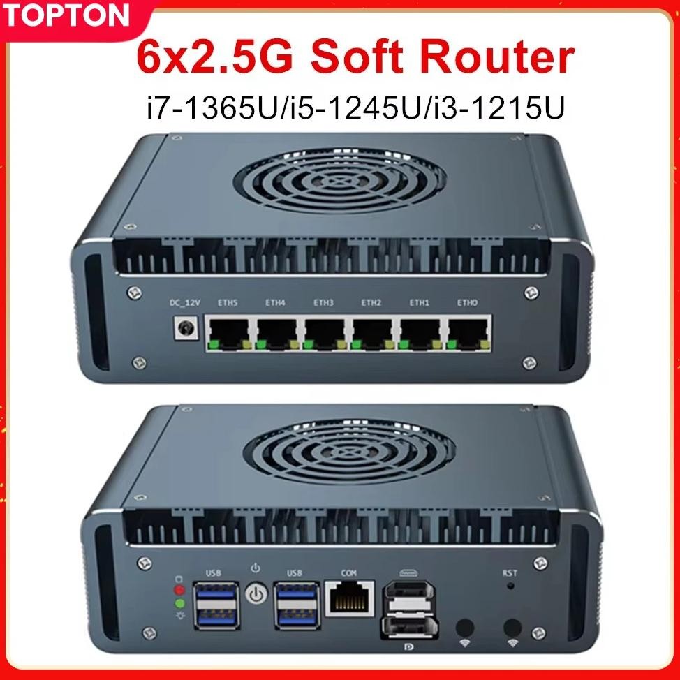 Jual Soft Router Intel I7 13620H 1265U I5 1245U I3 1215U Mini Pc 6Xi226 ...