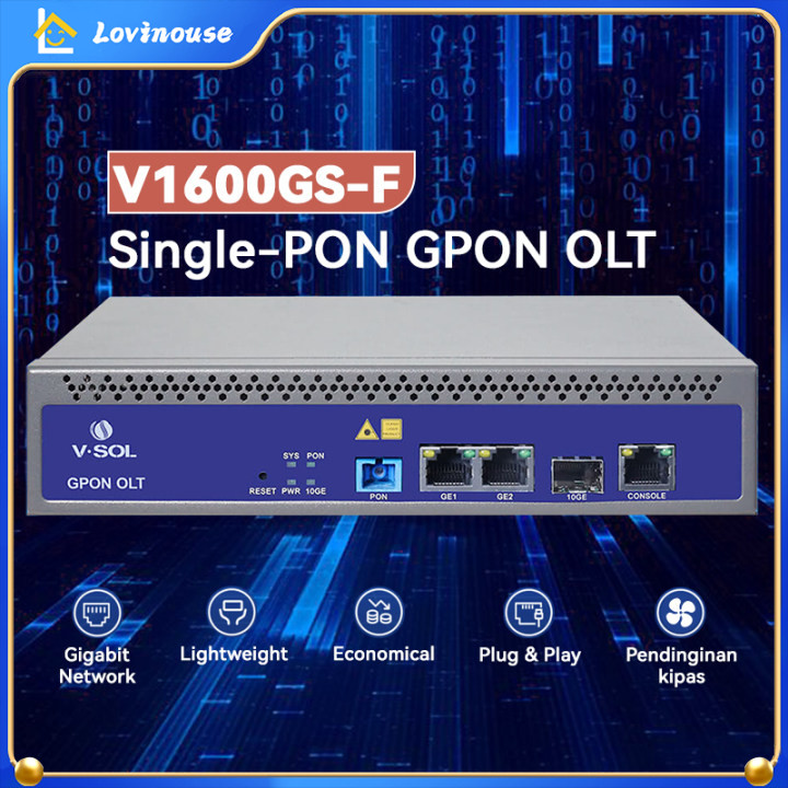 Jual VSOL V1600GS OLT GPON 1 PORT PON Support 128 User ONU (SFP ...