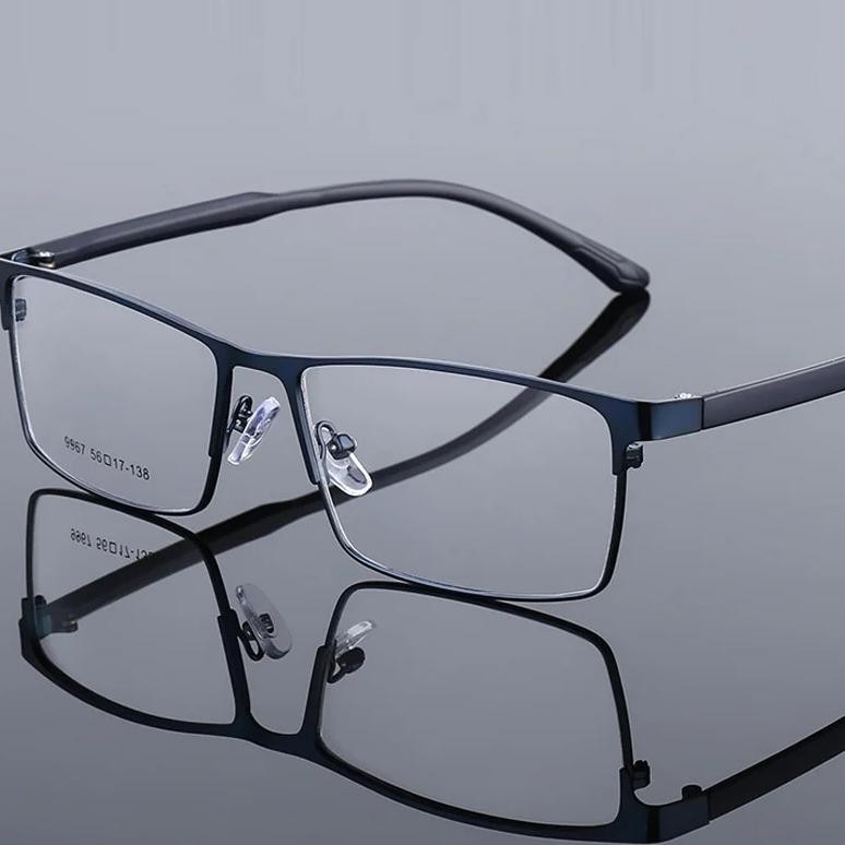 Jual Men'S Titanium Glasses Frame - Japanese High-End Square Eyewear ...